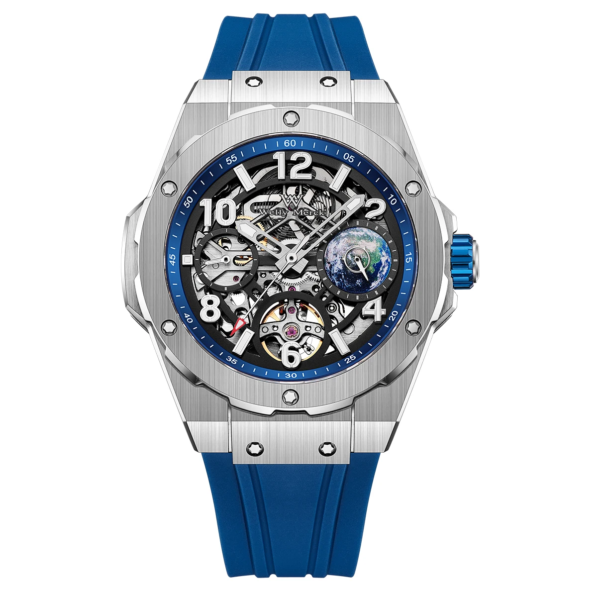 Welly-Merck-Automatic-Mechanical-Watches-Man-Stainless-Steel-Water ...