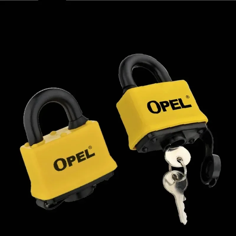 Security-Iron-Padlock-Outdoor-Shackle-Lock-Strong-Steel-Padlock-with ...
