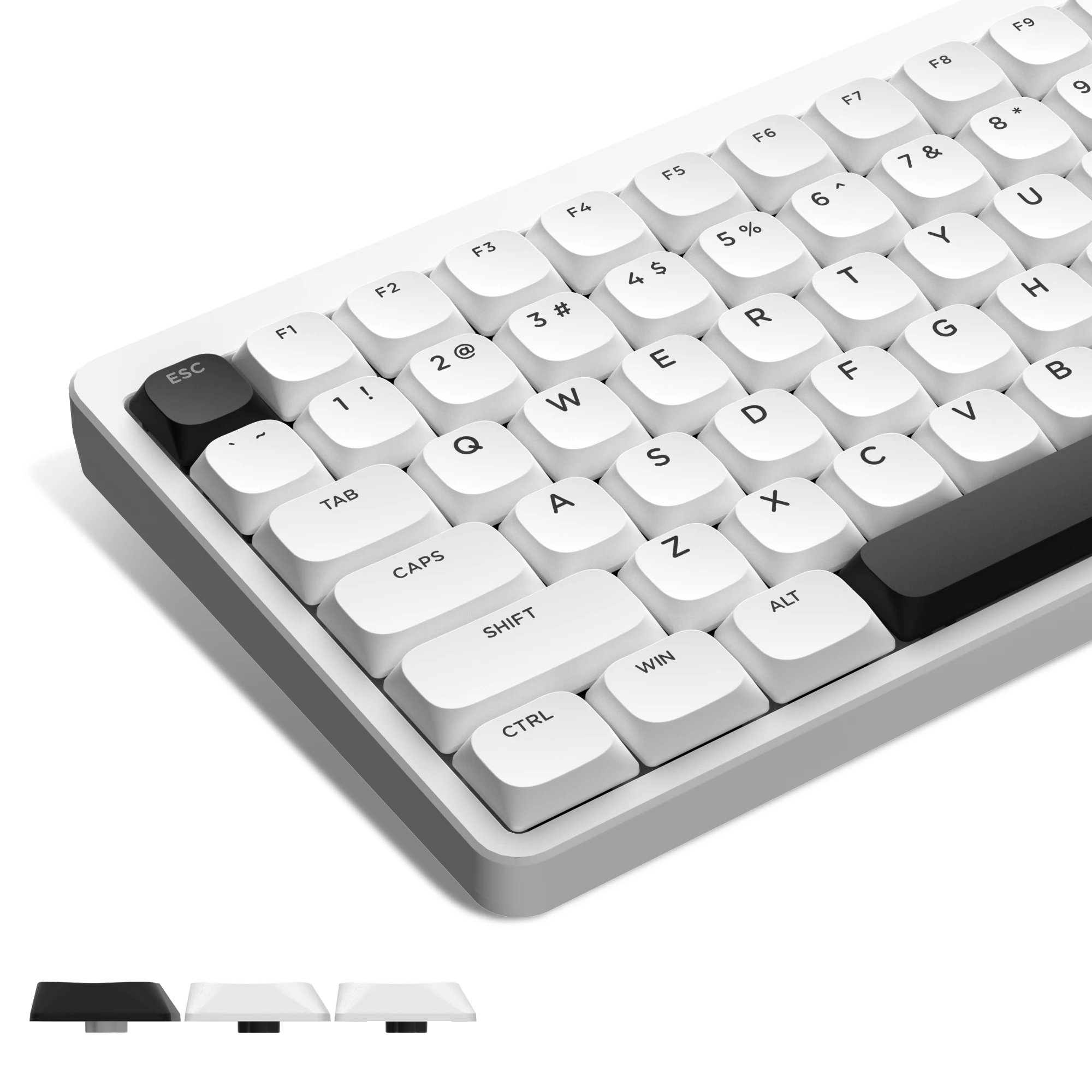 129-Key-Low-Profile-BOW-Slim-Keycap-Double-Shot-PBT-Keycaps-for-Gateron ...