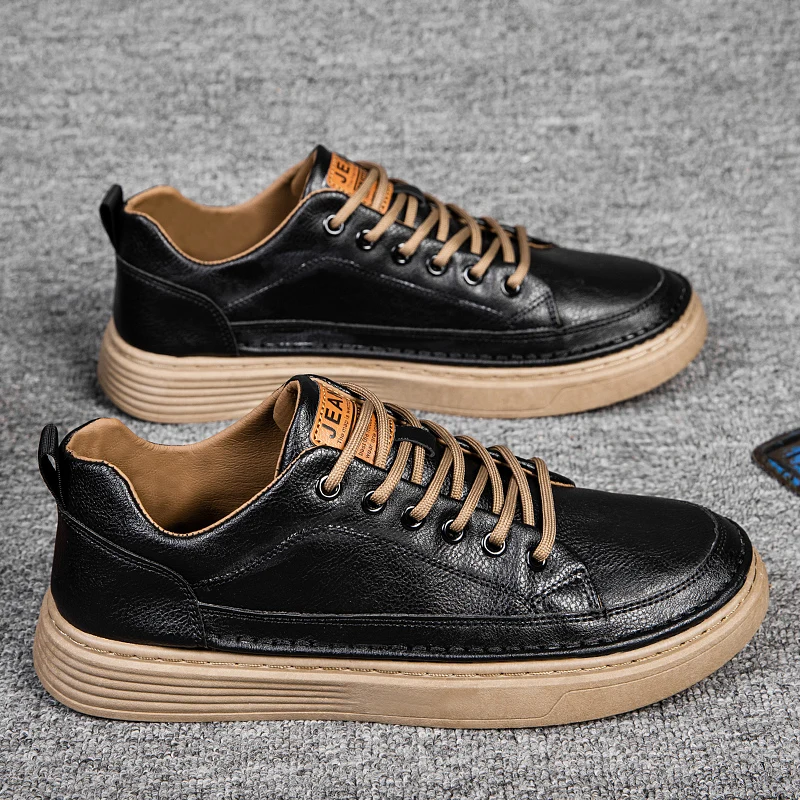 Handmade-Leather-Casual-Shoes-for-Men-Shoes-Design-Sneakers-Man ...