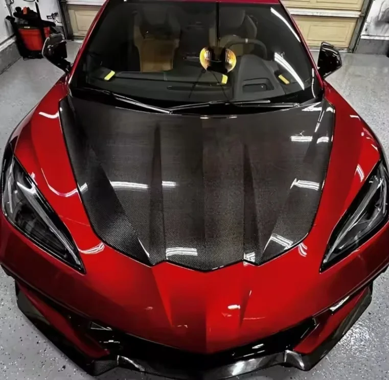 High Quality OE Style Carbon Fiber Front Hood Bonnet Engine Hood for ...