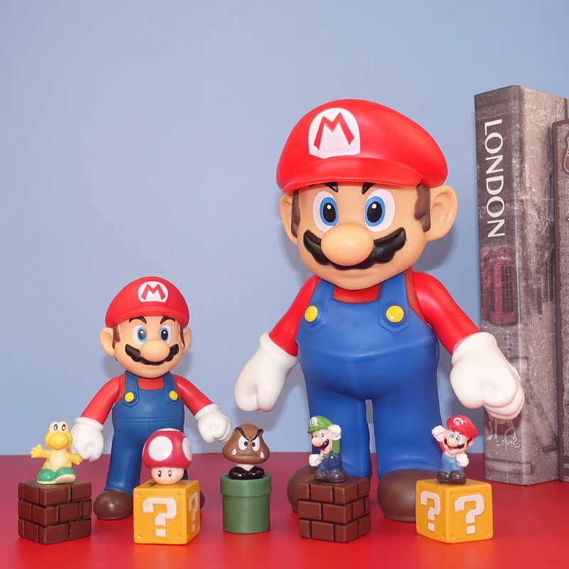 Collection De Figurines Super Mario Bros, Jeu Yoshi, Bowser, Luigi ...