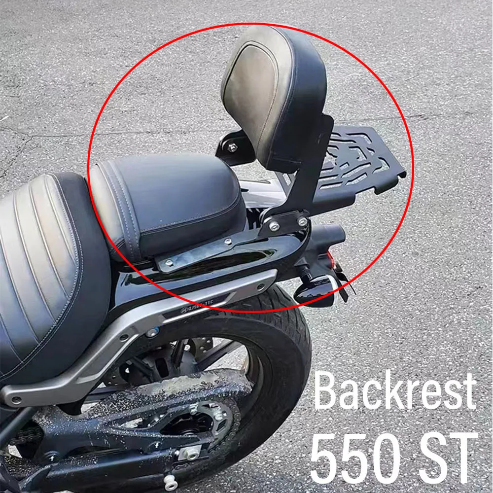 New-Motorcycle-Fit-SRV-550ST-Accessories-Rear-Passenger-Backrest-For ...