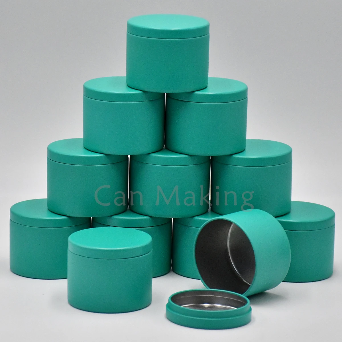 12pack-Premium-Green-Tinplate-Empty-Candle-Tin-Jars-4-Oz-Elegant-Metal ...