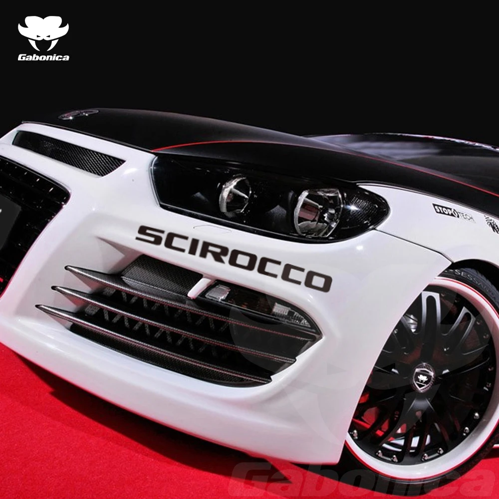 New 2pcs Car body Decoration Protector Sticker Reflective Decals For VW ...