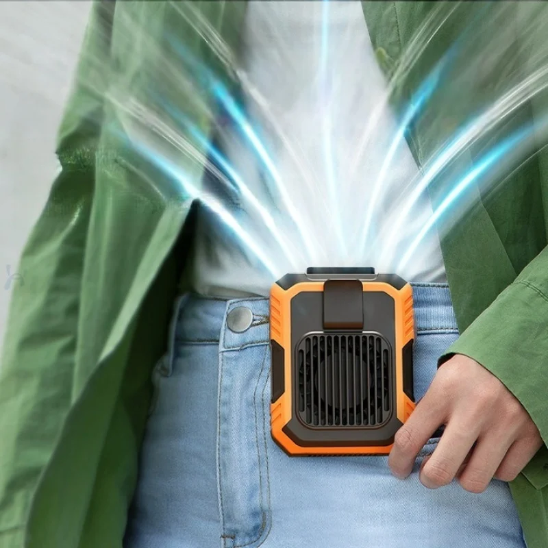 Portable-Mini-Neck-Fan-Handheld-Hanging-Waist-Small-Fan-Portable-Cool ...