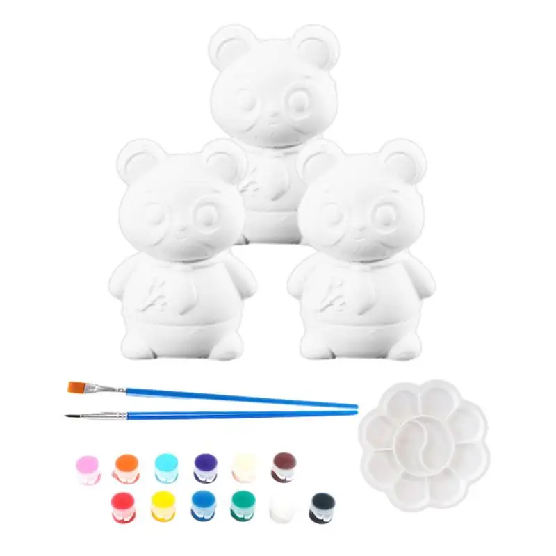 Painted-Plaster-Doll-Paint-Figurines-For-Kids-Creative-Plaster-Painting ...