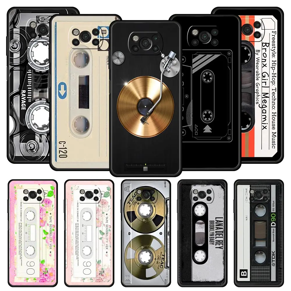Retro-Vintage-Old-Cassette-Tape-Phone-Case-For-For-Xiaomi-Poco-X6-X5 ...
