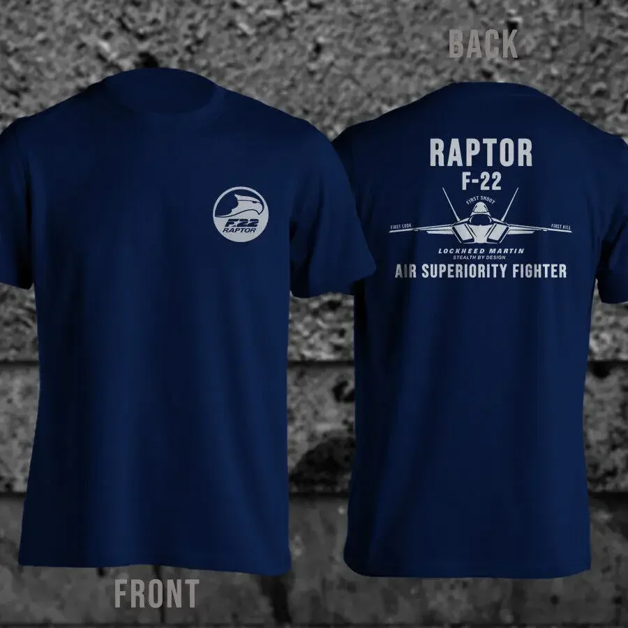 Short-Sleeve-Casual-100-Cotton-O-Neck-Shirts-USAF-Raptor-F-22-Superior ...
