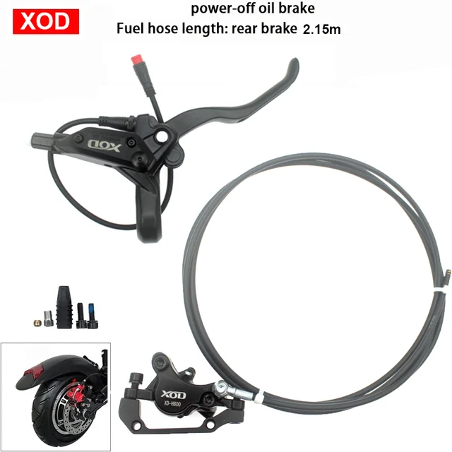 XOD Electric Scooter Hydraulic Disc Brake E-Bike 140 160 mm Rotor FOR Zero 10X 11X KUGOO G1 G2 ...