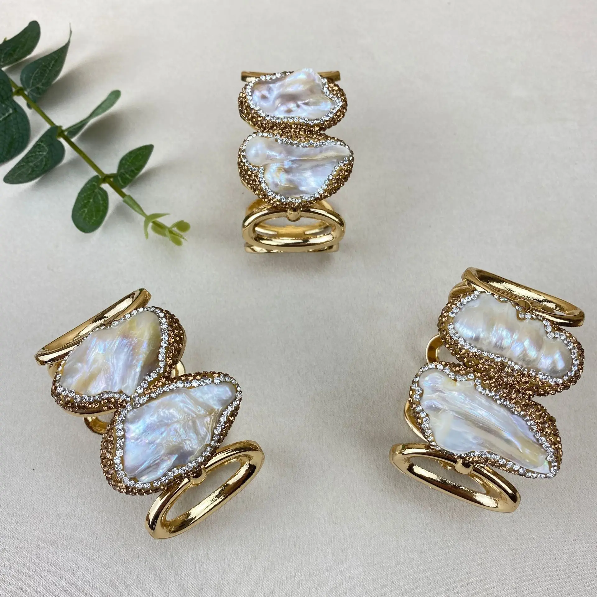 Pulsera-de-perlas-barrocas-naturales-para-mujer-joyer-a-Popular-de ...