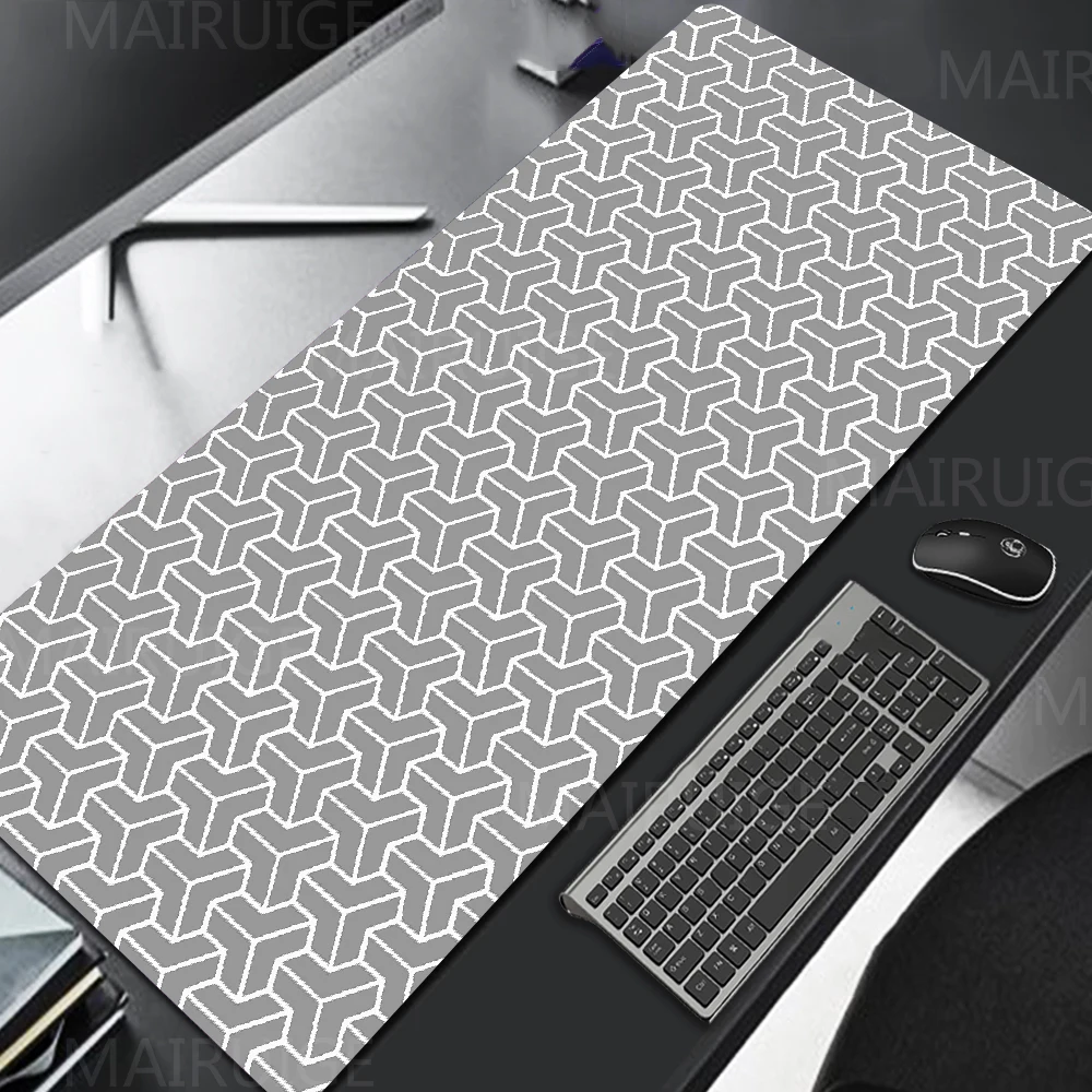 Minimalist-Mouse-Pad-Black-White-Mousepad-Company-Japan-Desk-Mat-XXL ...