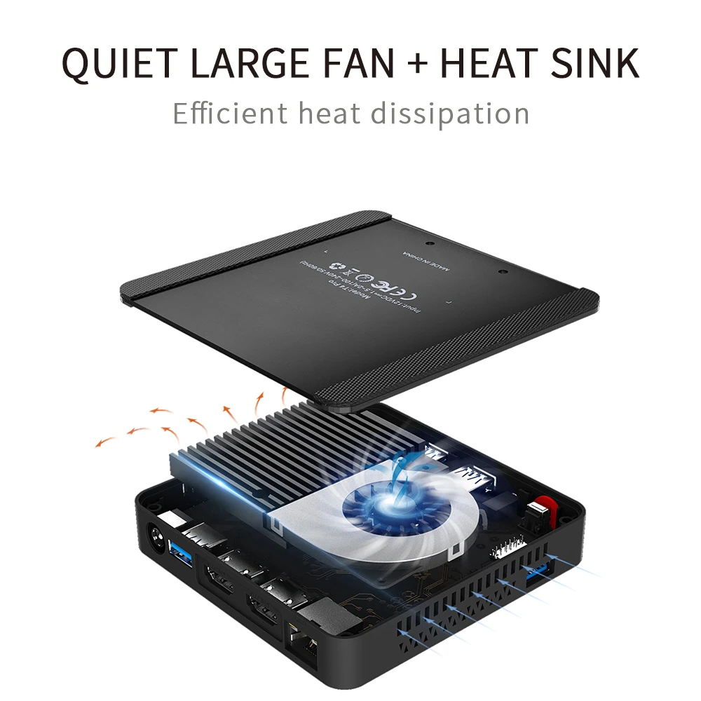 Findarling T4 Pro Intel N3350 Windows 11 Mini Pc 1000m Lan 2*hd-mi Dual ...