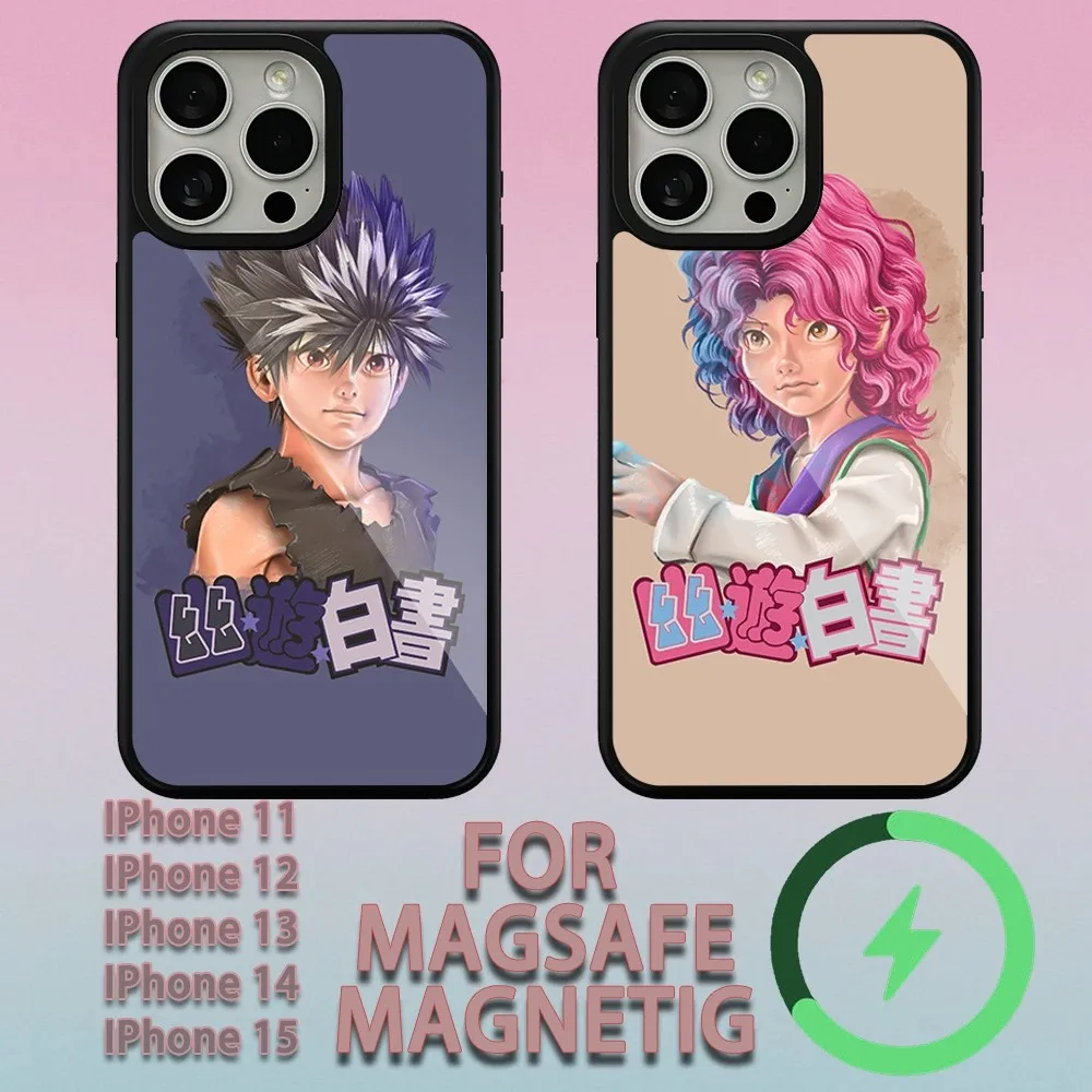 yuyu-hakusho-Phone-Case-For-iPhone-11-12-13-14-15-Plus-Pro-Max-Charging ...