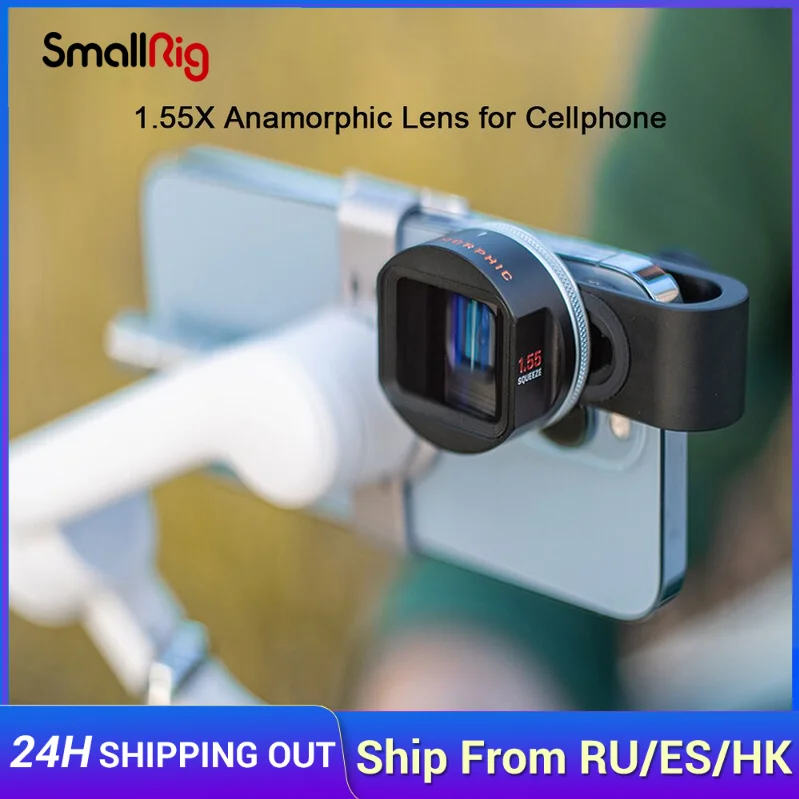 Smallrig 1.55x lente anamorphic smartphone para iphone para samsung ...