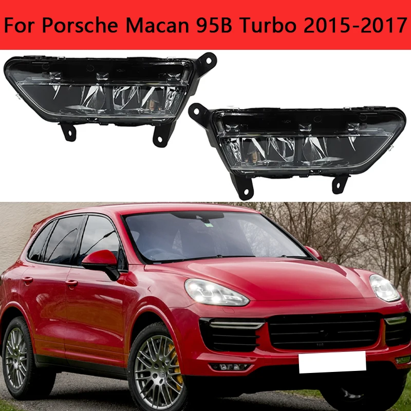 For Porsche Cayenne Macan 95B 958 Turbo 2015 2016 2017 Front Bumper Fog ...