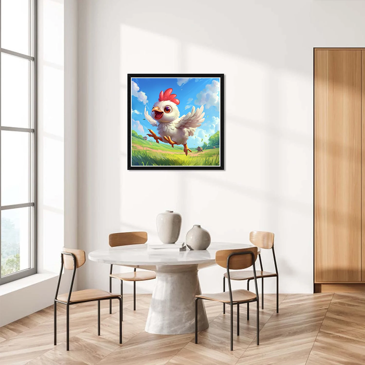 1pc-DIY-5D-Diamond-Painting-Full-Diamond-Running-Chicken-Diamond ...