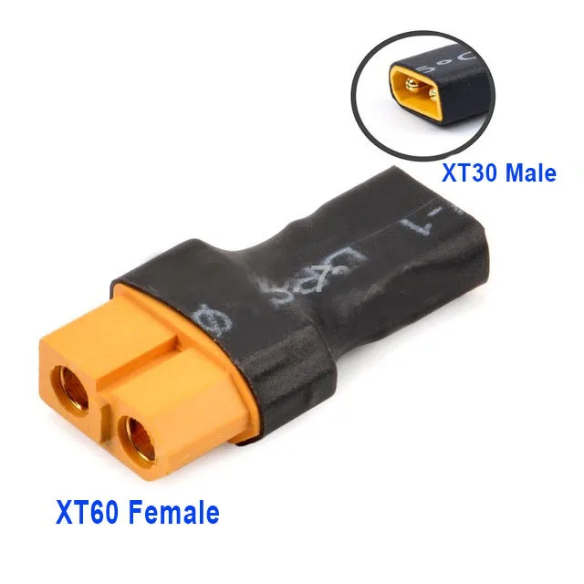 XT60 XT90 to XT30/XT60 XT90 Male Female Soft 16/14awg Silicone plug ...