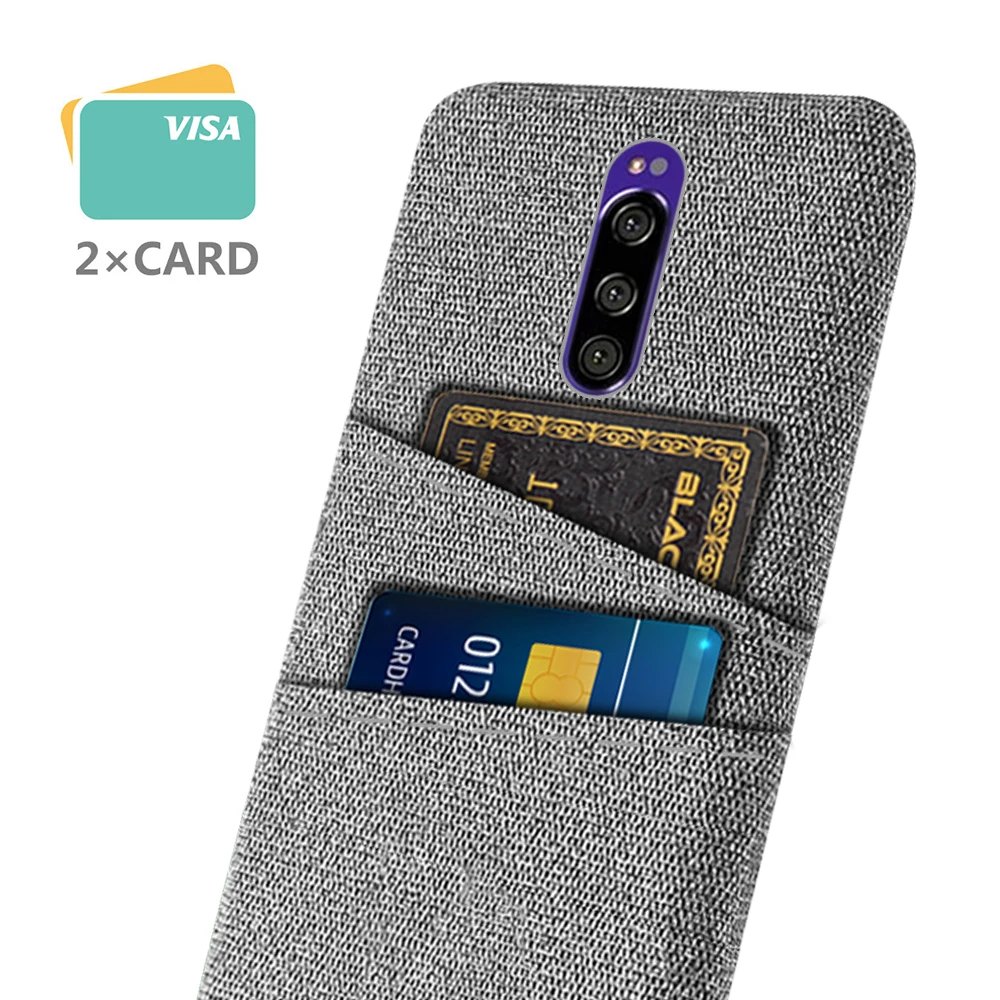 Case-For-Sony-Xperia-1-Case-Cover-Xperia-One-Luxury-Fabric-Dual-Card ...