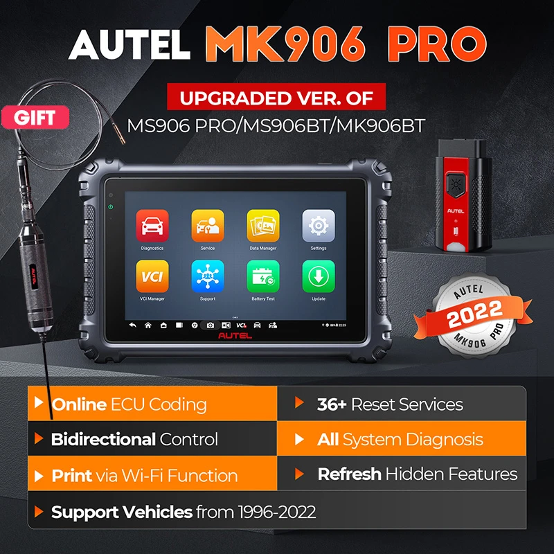 Scanner Automotivo Autel Maxicom Mk906pro Ferramentas De Diagnóstico Mk906 Pro Ferramenta De ...