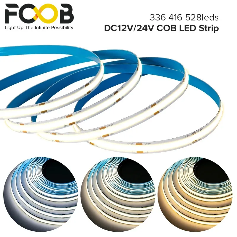 Fcob Led Strip Dual White | Cob Led Strip Warm White | Cob Led Light ...