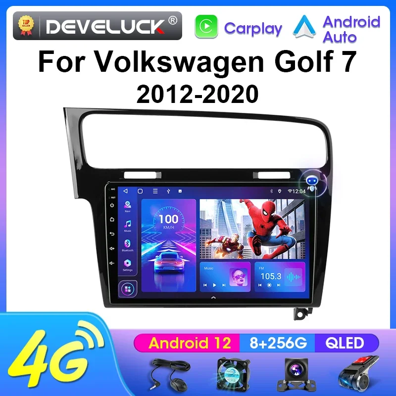 2-Din-4G-Android-12-Car-Radio-Multimedia-Video-Player-For-Volkswagen-VW ...