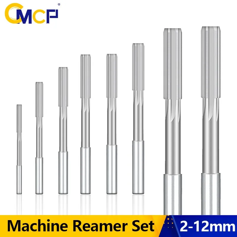 Cmcp 2-12mm Machine Reamer Set H7 Hss Straight Shank Milling Chucking ...