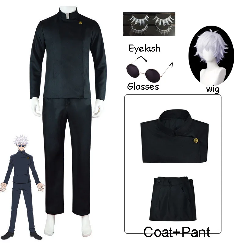 Anime-Jujutsu-Kaisen-Gojo-Satoru-Cosplay-Gojo-Costume-High-School ...