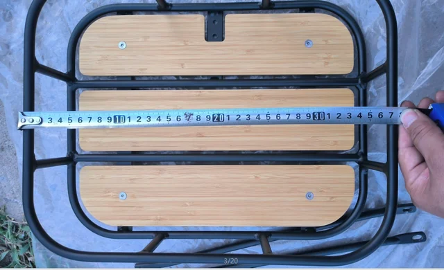 26“ 700c vintage British bike basket with wooden aluminum alloy front ...