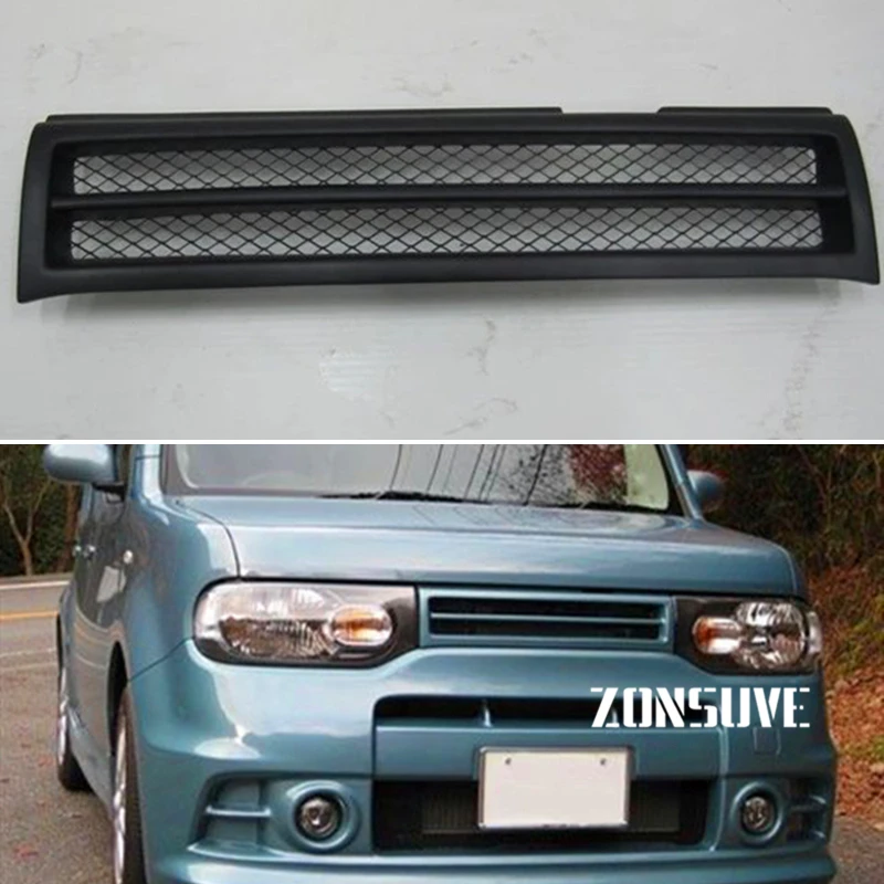 For-Nissan-Cube-2009-2014-Year-Front-Racing-Grille-Grill-Body-Kit ...