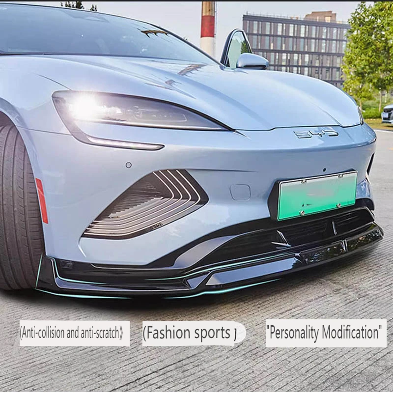 For-BYD-Seal-2023-2024-EV-Defender-Front-Bumper-Lip-Chin-Guard-Trim ...