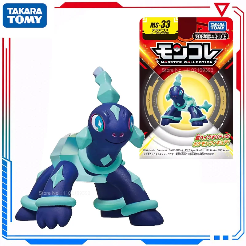 Original-Pokemon-Figure-Terapagos-MS-33-Mini-Resin-Series-Collectible ...