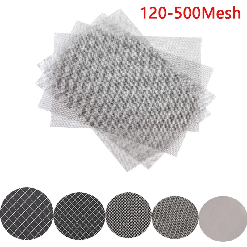 1pc Stainles Steel Woven Wire Mesh 120/200/300/400/500 Mesh Cloth ...