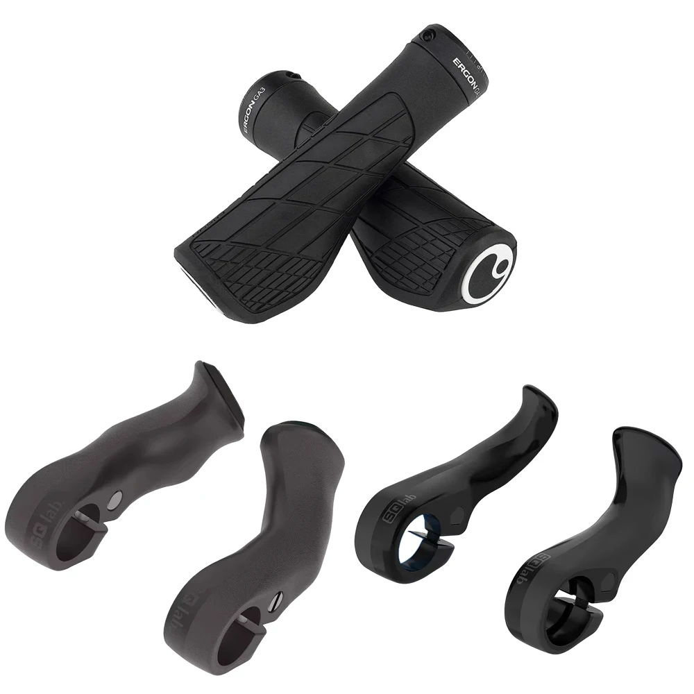 Ergon-sqlab hope GA3 All Mountain Bike Grip 410 411 Innerbarends extremos de barra de bicicleta ...