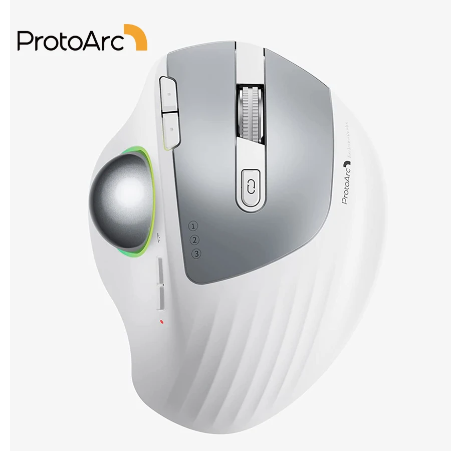 ProtoArc-rat-n-inal-mbrico-EM01-RGB-con-Trackball-Mouse-ergon-mico ...