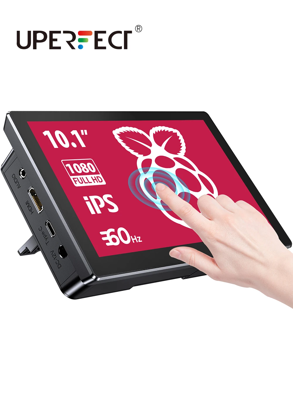 Uperfect 7 Inch Raspberry Pi 4 Touchscreen Rasberry 3 Portable Monitor ...