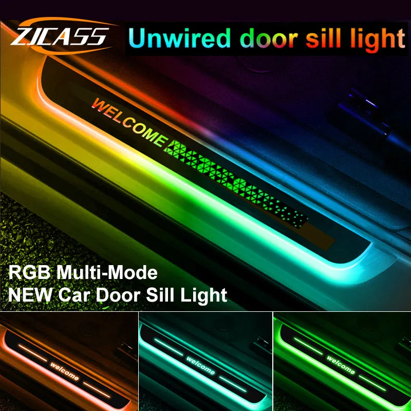 Customisable-LED-Car-Ambient-Light-RGB-Car-Door-Sill-Light-Neon-Pedal ...