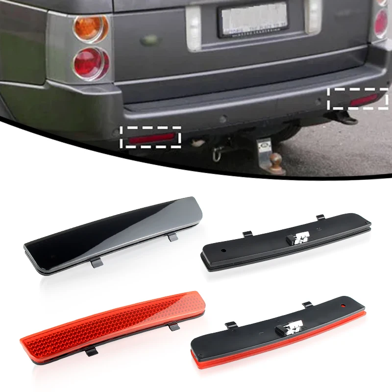 2Pcs Rear Bumper Reflector Lenses Left Right For 2003-12 Land Rover ...