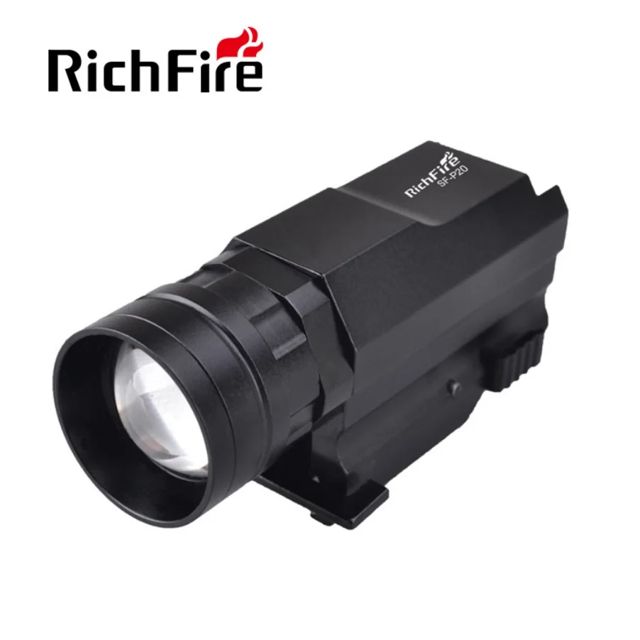 RichFire-P20-Zoom-600lm-Waterproof-Lights-Compact-Tactical-Flashlight ...