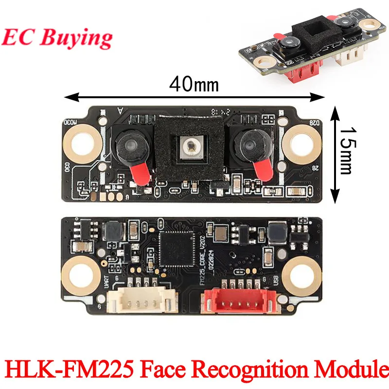 HLK-FM225-FM225-Face-Recognition-Module-3D-IR-Infrared-Binocular-Camera ...