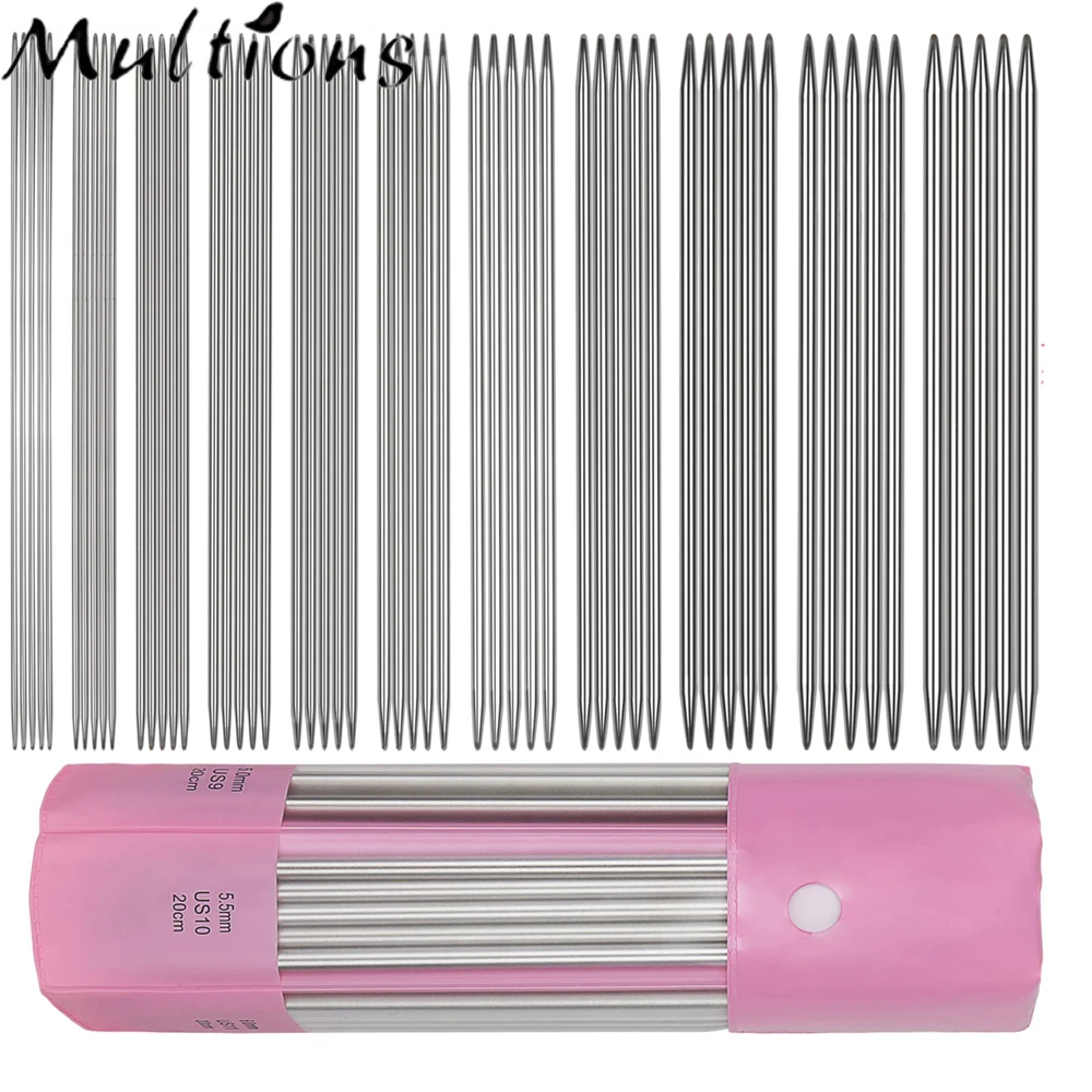 55Pcs-Set-2-0-6-0mm-Double-Pointed-Stainless-Steel-Knitting-Needles-Set ...