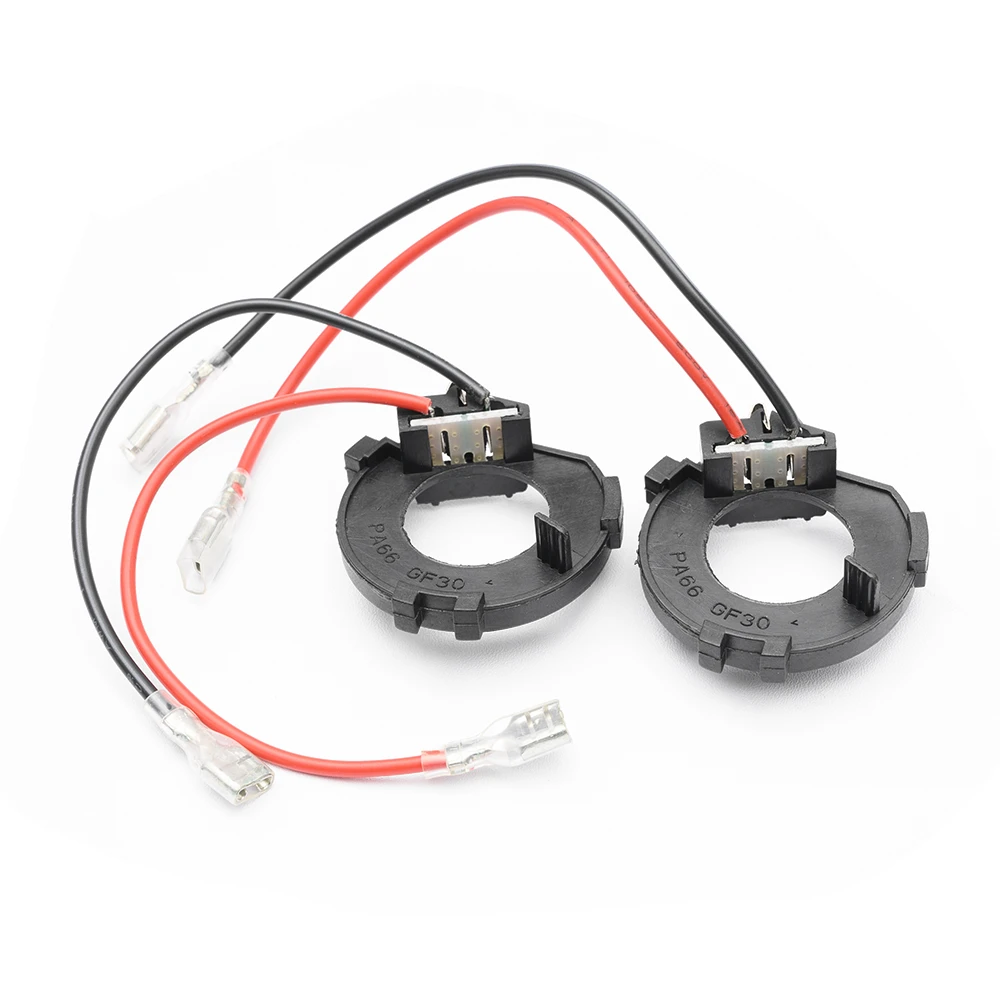 2Pcs H7 LED Headlight Retainer Clip Bulb Base Holder Headlamp Socket ...