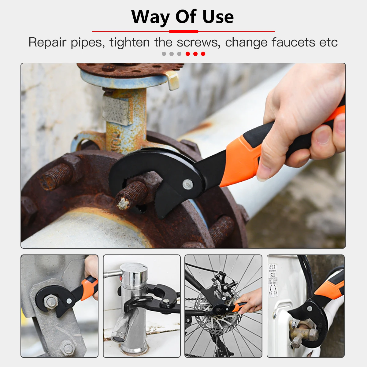 Vastar chave universal chave de tubulação chave chave de extremidade ...