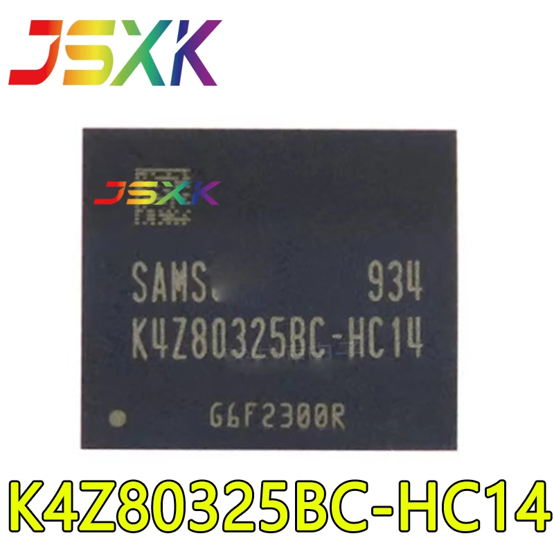 Chip 5 pces 】original novo K4Z80325BC-HC14 ddr6 256*32 = 8g chip de memória de vídeo 1gb único
