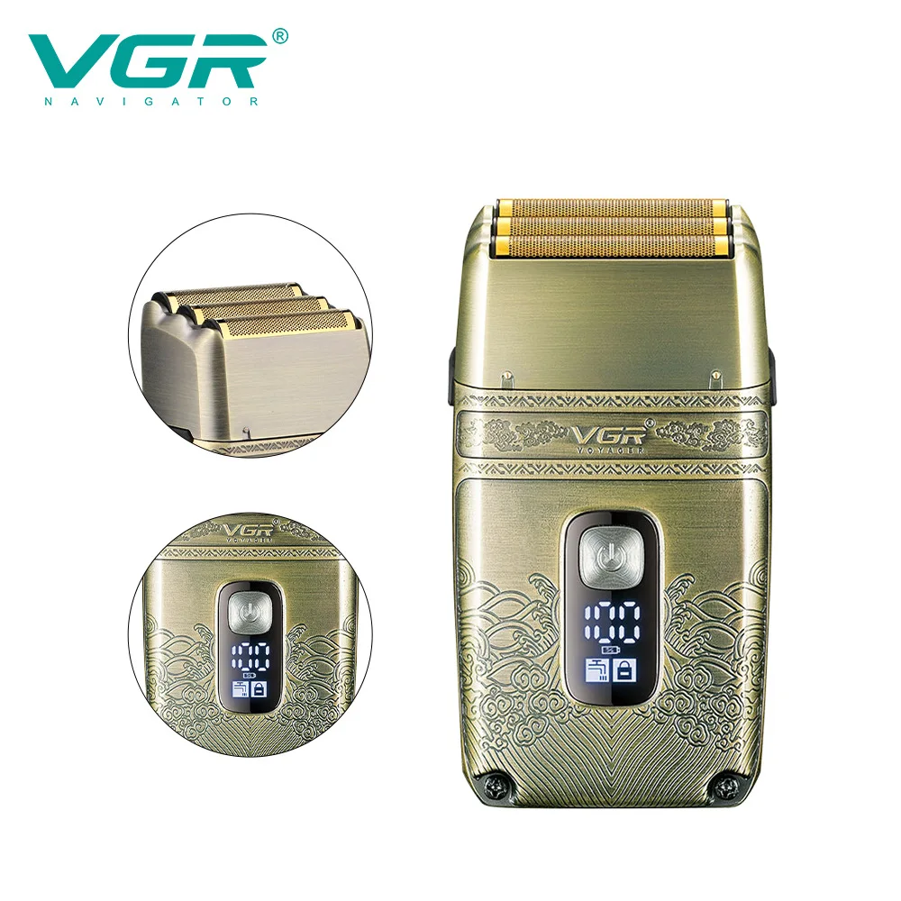 Vgr 335 Electric Shaver Personal Care Usb Mini Face Razor Chargable Portable Full All Metal ...