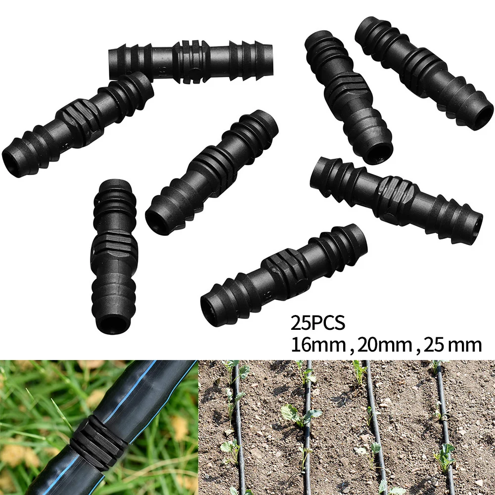 25pc-Connector-For-Drip-Hose-16-20-25mm-Drip-Irrigation-Fitting ...