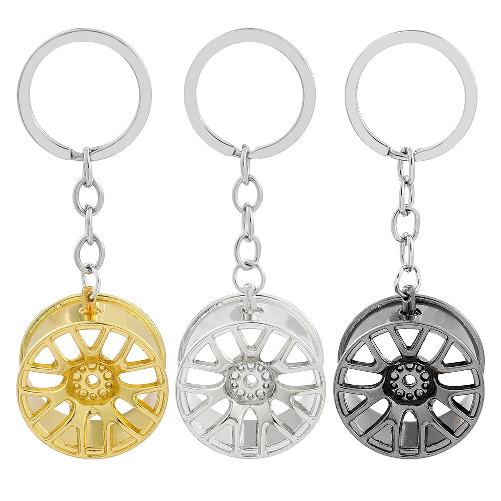 Wheel-Rim-Keychain-3D-Model-Keyring-Creative-Accessories-Racing-Wheels ...