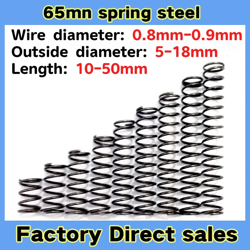 10Pcs-Compression-Springs-Pressure-Spring-Returnning-Spring-Wire-Dia-0 ...