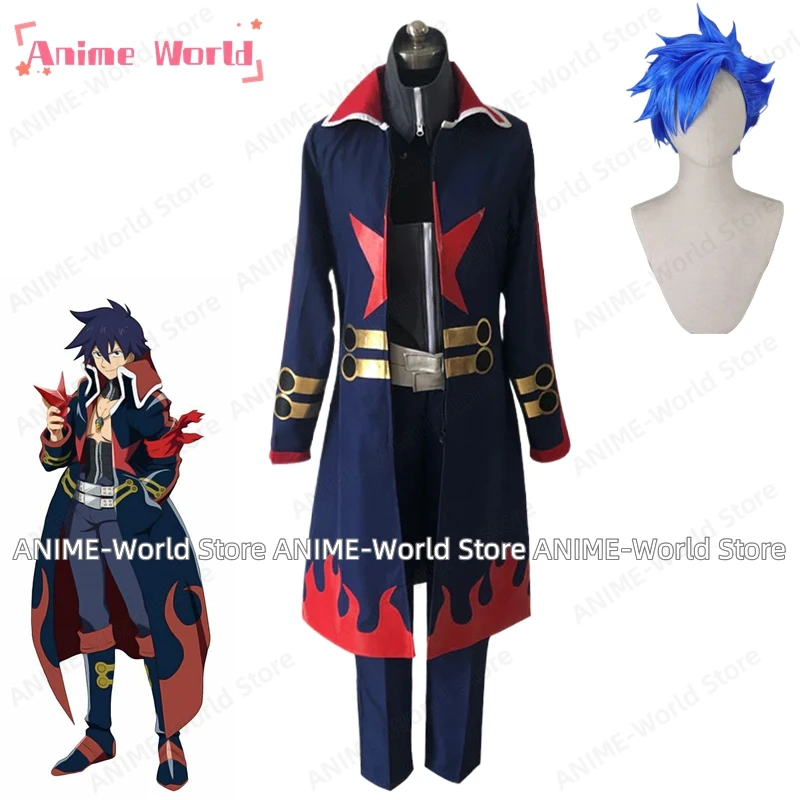 《Custom Size》Anime Tengen Toppa Gurren Lagann Simon Cosplay Costume ...