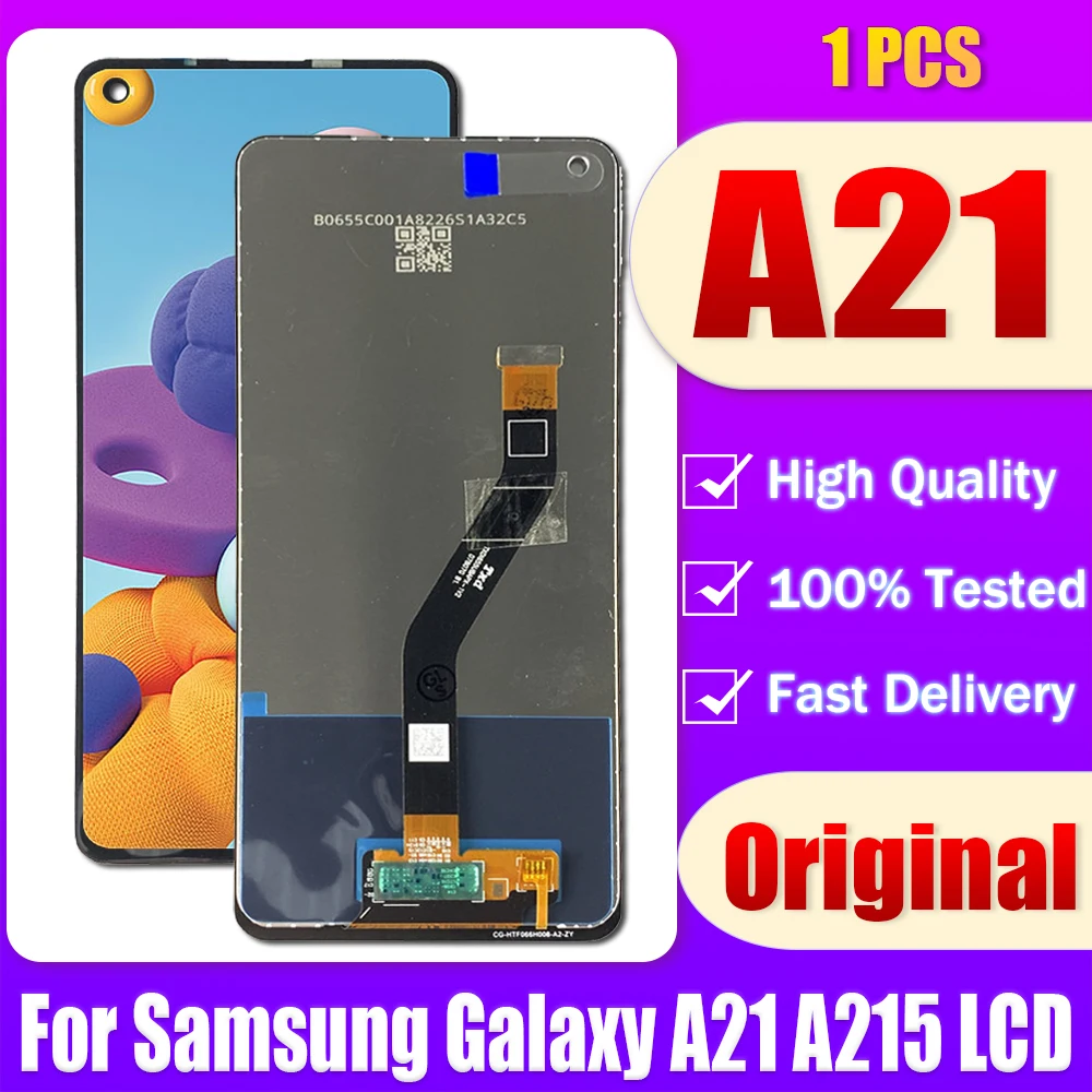 6.6'' Original For Samsung Galaxy A21 A215U LCD Display Touch Screen ...